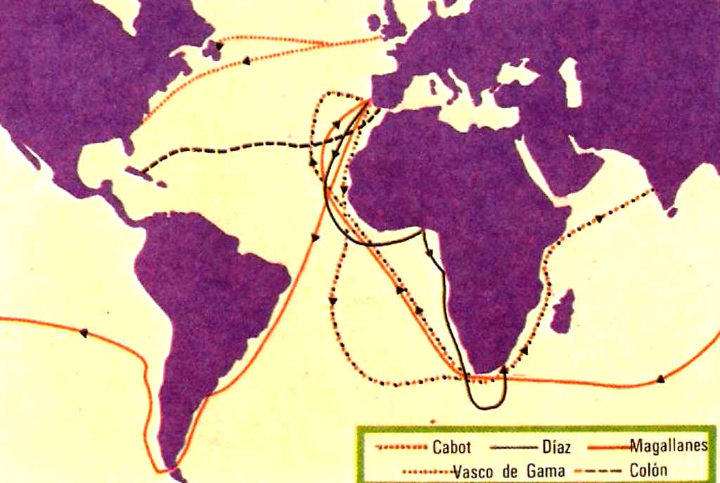 Rutas marítimas del siglo XV